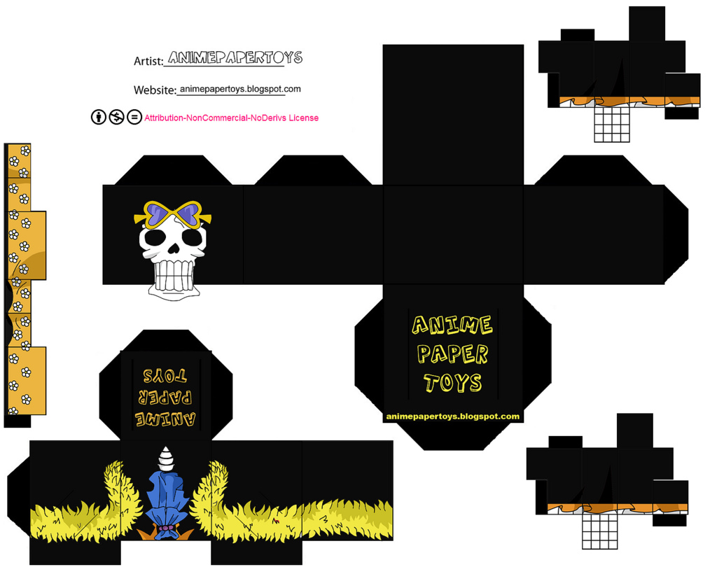 Adel's Book: Cube Paper Craft Anime One Piece