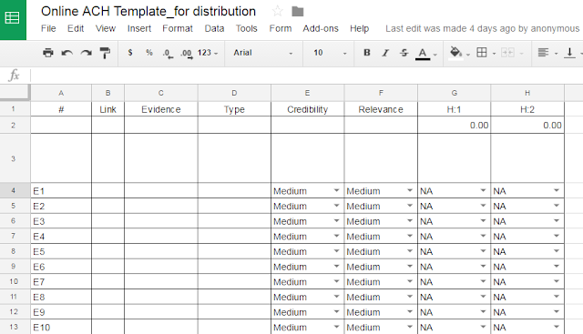 Sources And Methods: Free Google Spreadsheet ACH Template!