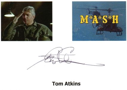 Kiwiautogal's Autographs: Tom Atkins