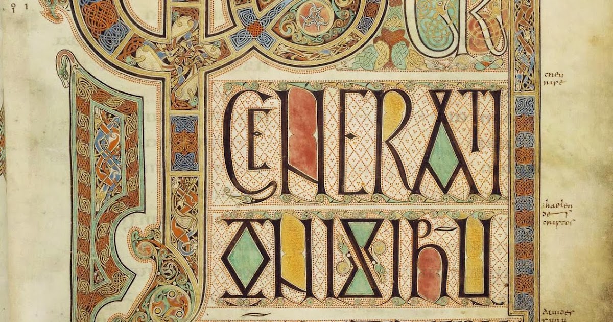 Shoreline Area News: Calligraphy of 8th century Ireland