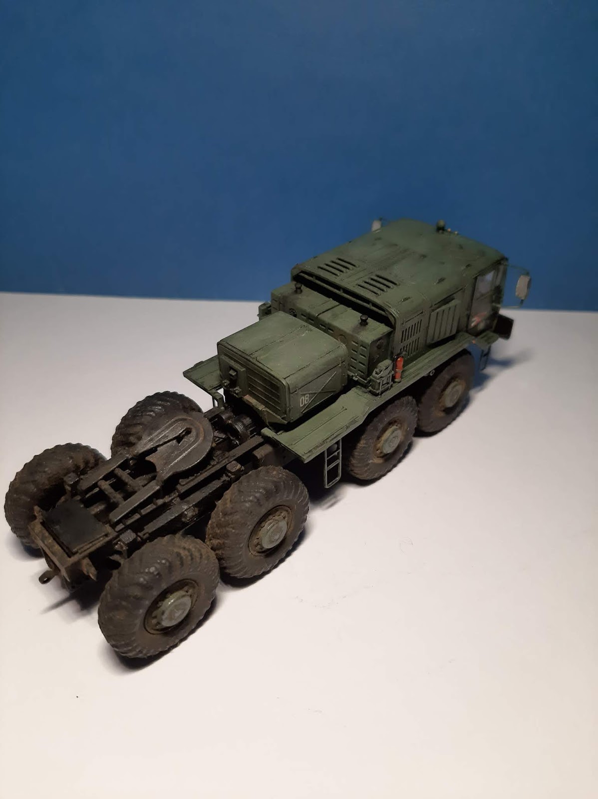 RV ★ Workshop: MAZ-537 russian army tractor (1:72, Takom)