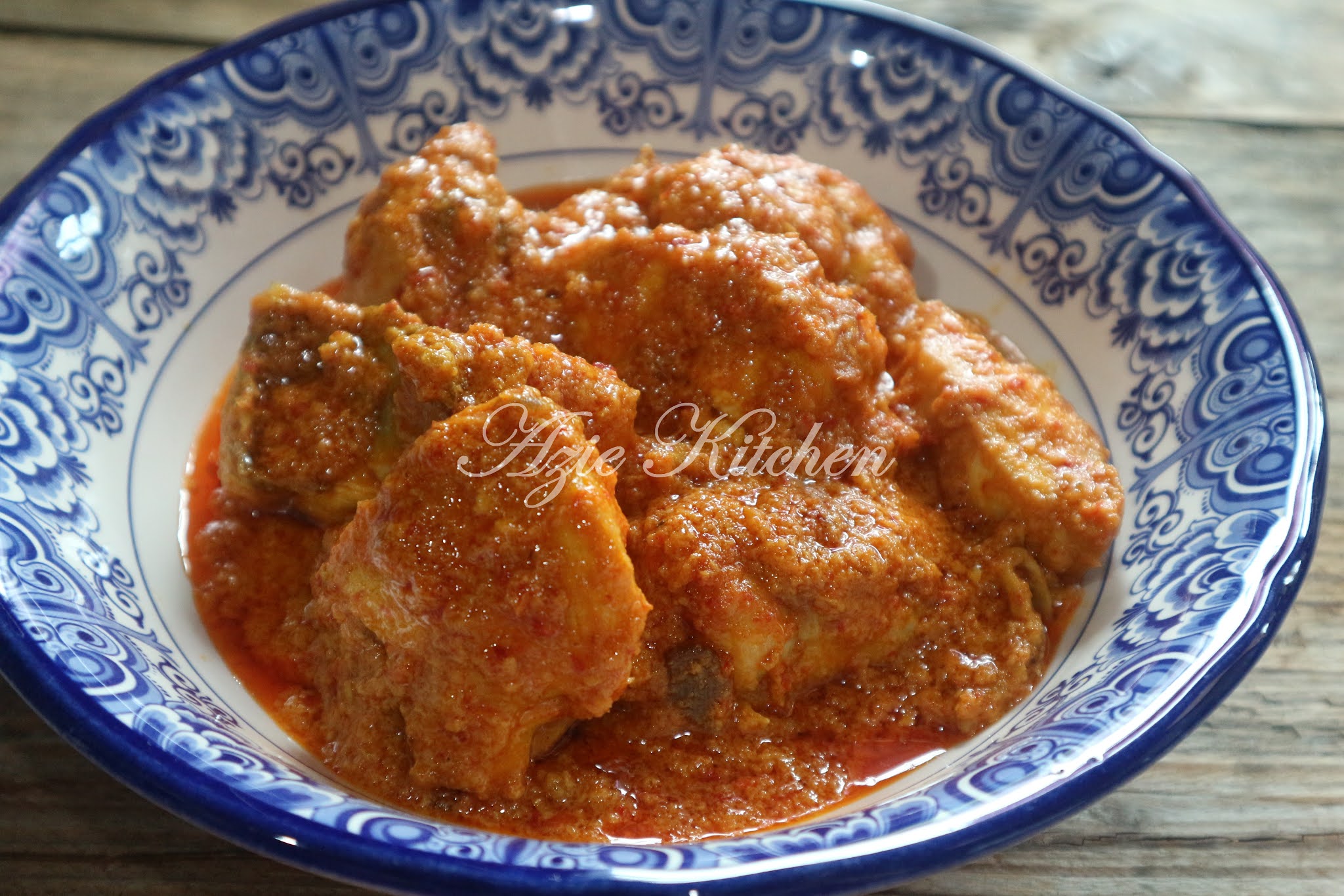 Rendang Ayam Merah Resipi Turun Temurun - Azie Kitchen