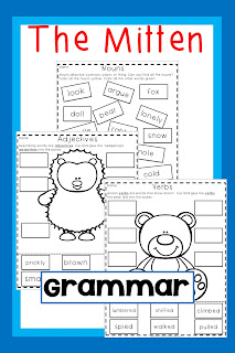 First Grade Love: 6+ Activities to do with The Mitten by Jan Brett