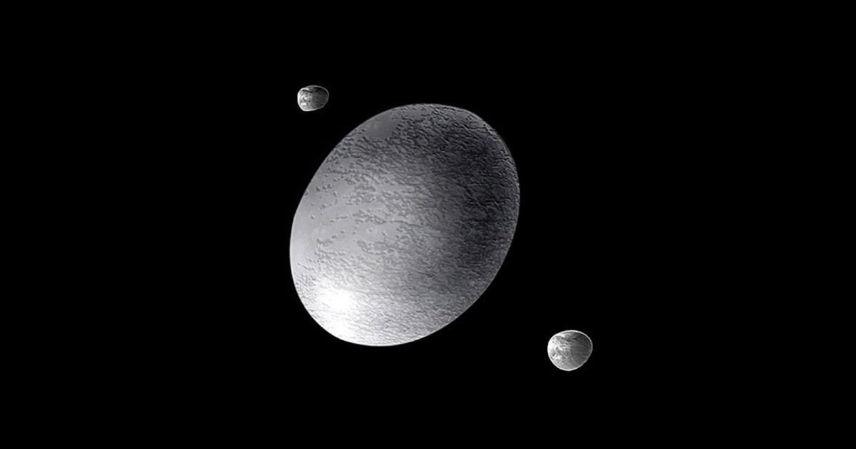 A 3D model of Haumea, a dwarf planet in the Kuiper Belt