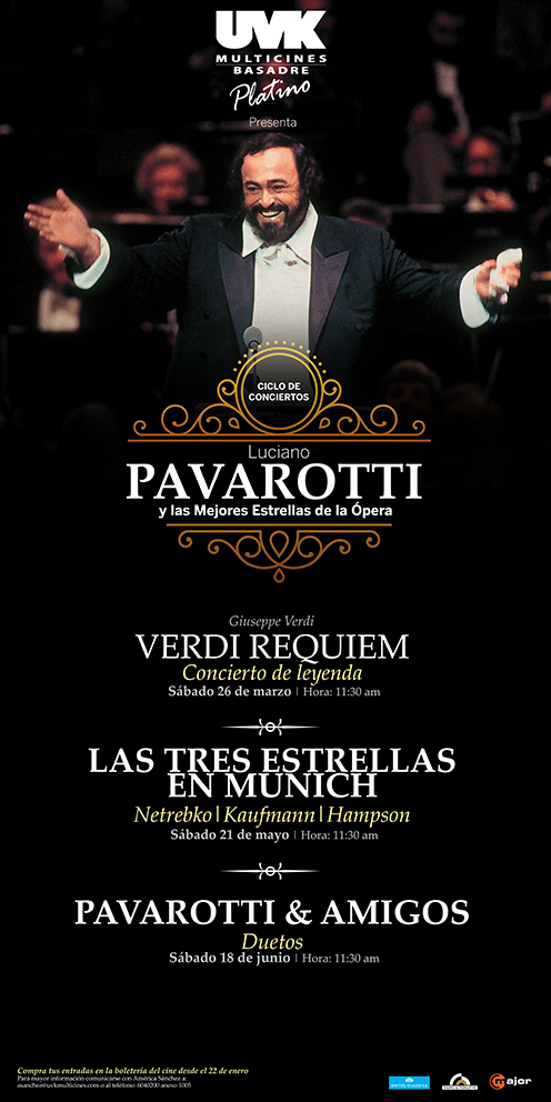 Ópera Perú: Homenaje a Pavarotti en UVK