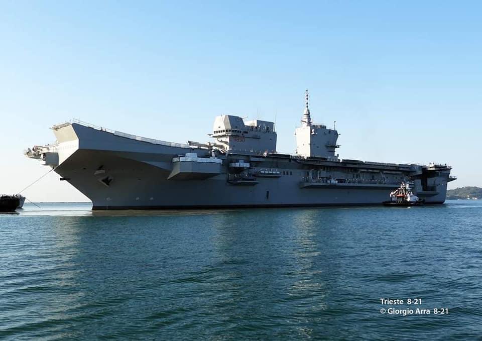 SNAFU!: Italian LHD Trieste on sea trials.