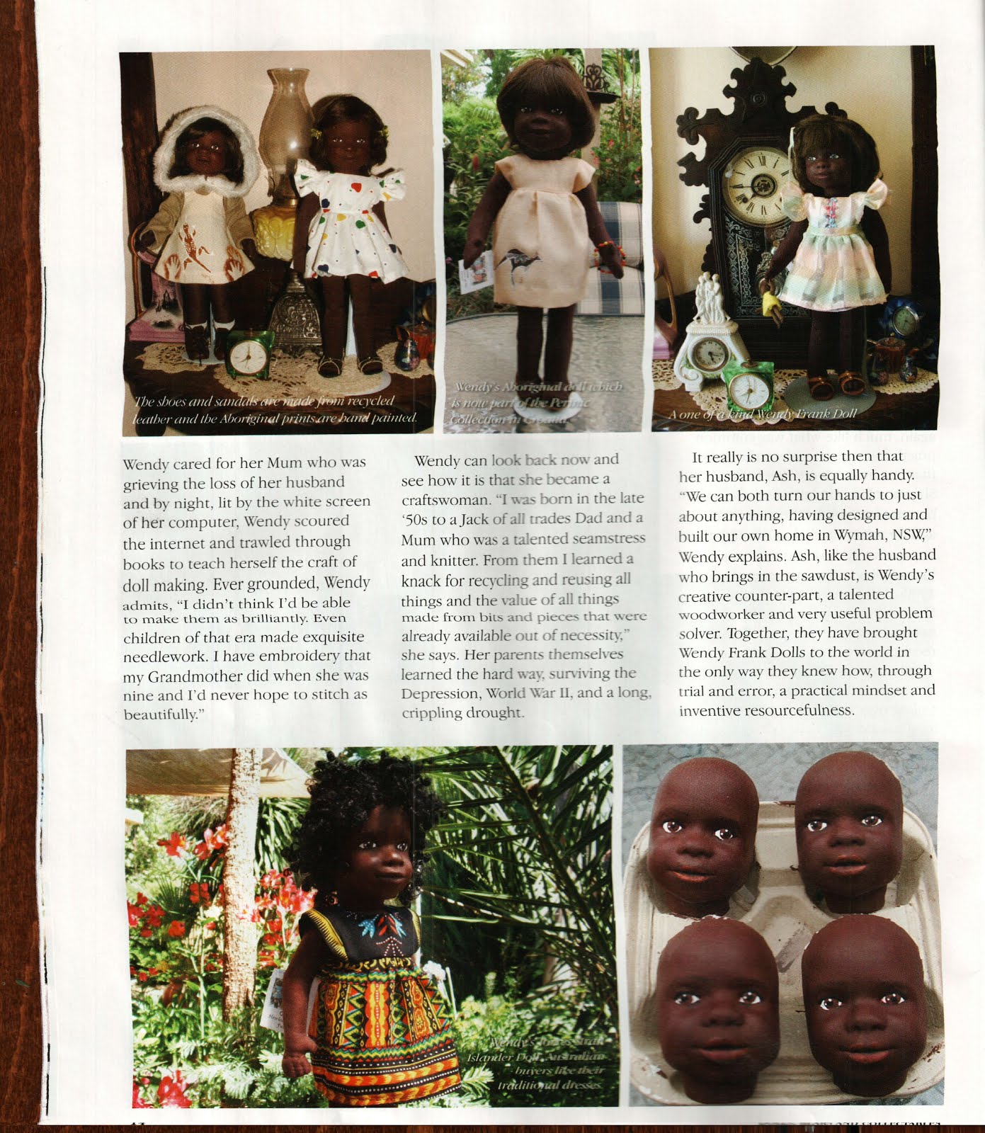 Wendy Frank Dolls Australian Handmade Dolls: Australian Dolls Bears ...