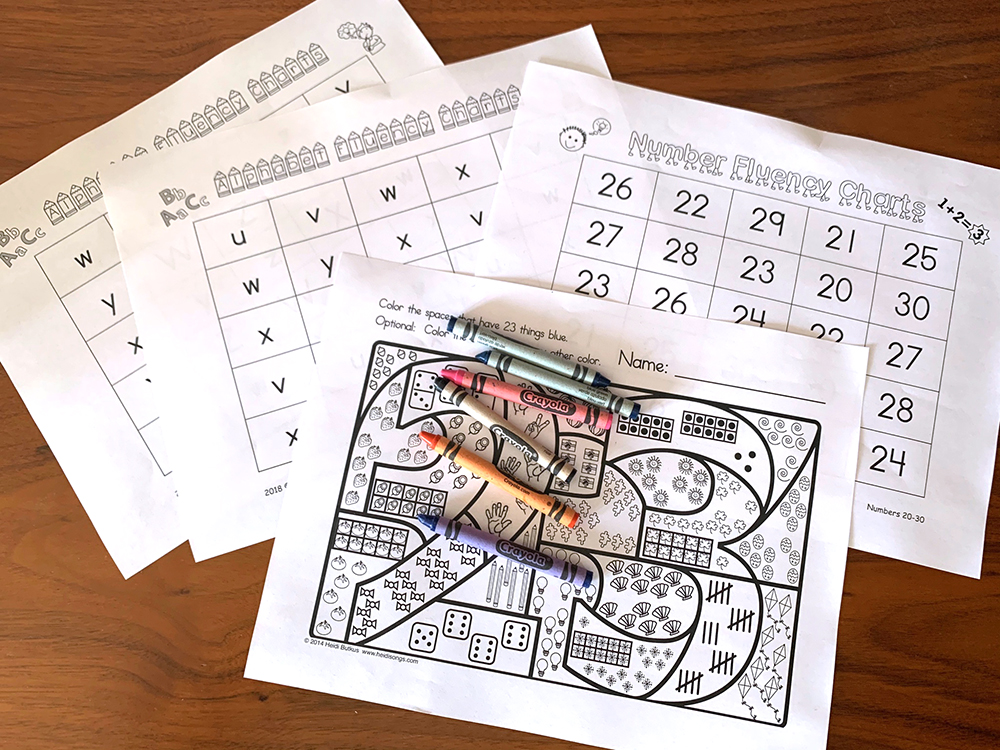 K/TK Distance Learning Packet: Chicks - NO PREP PRINTABLES! | Heidi Songs