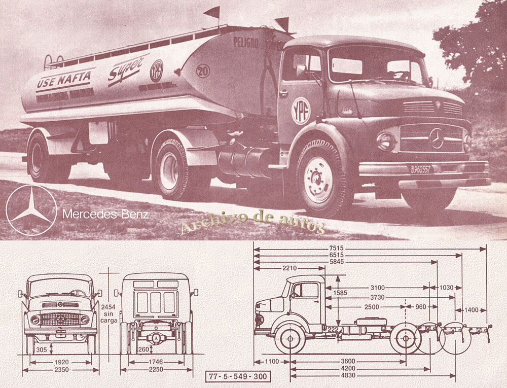Archivo de autos: Mercedes-Benz L/LS 1114 1977