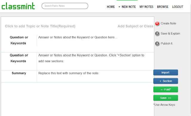 Librarians on the Fly: CLASSMINT - interactive note cards for students ...