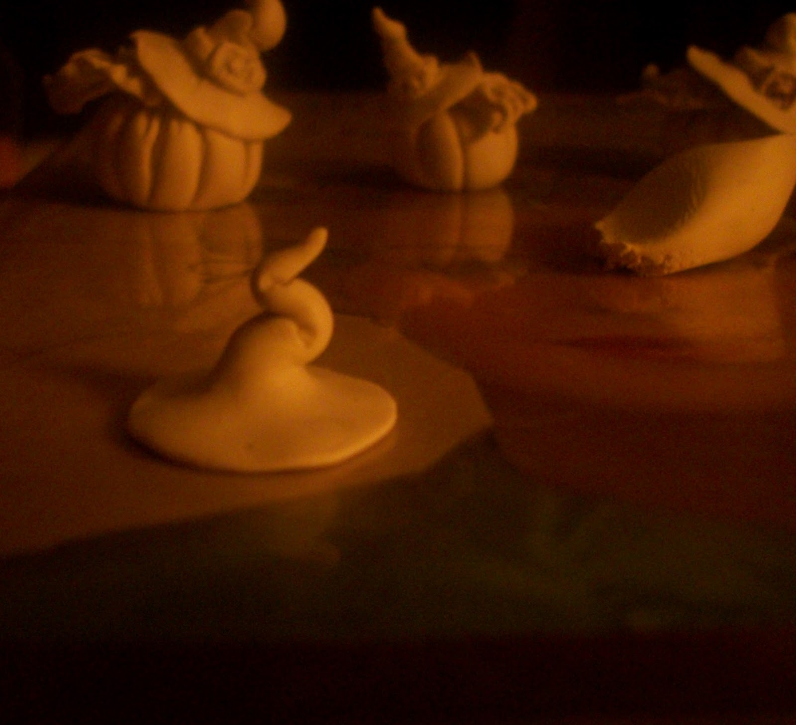 Inspired Creativity: Sculpting a clay Pumpkin with Witches Hat Tutorial