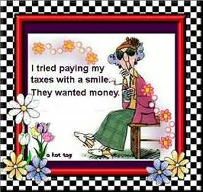 Bare Feet, Blessings, & Butterflies: THE TAX POEM