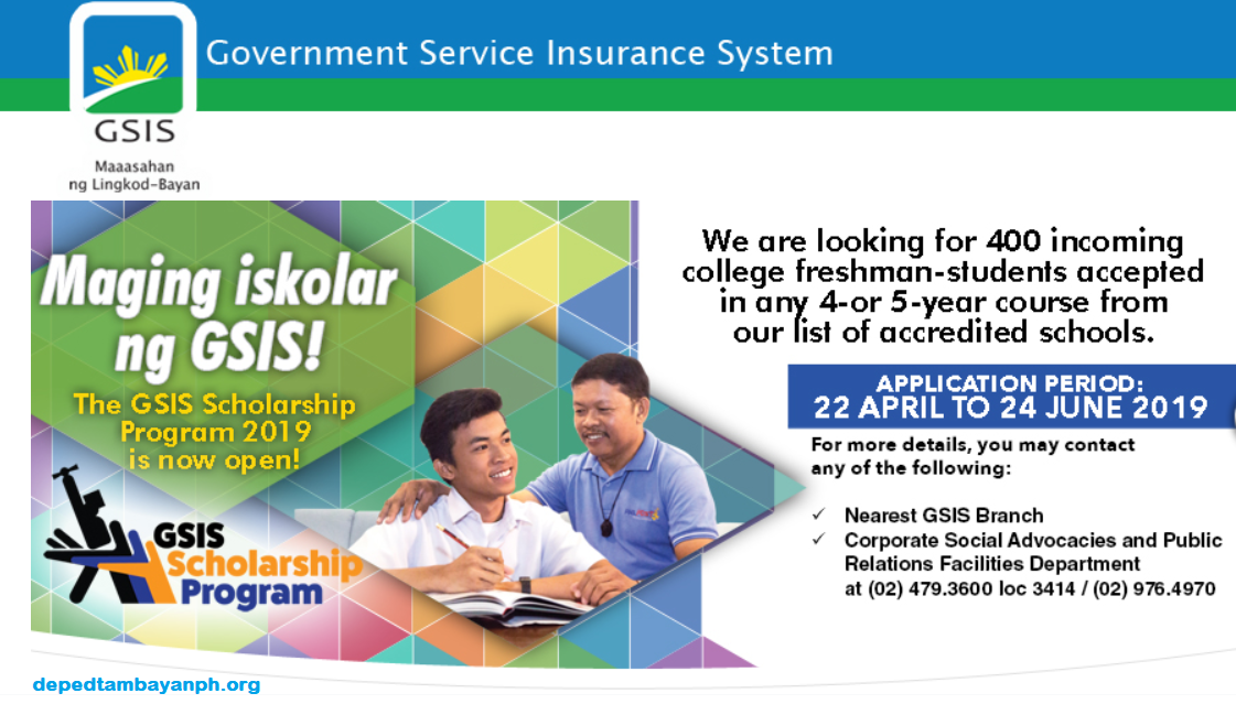 GSIS Opens Scholarship For Incoming College Freshmen gsis-opens-scholarship-for-incoming-college-freshmen