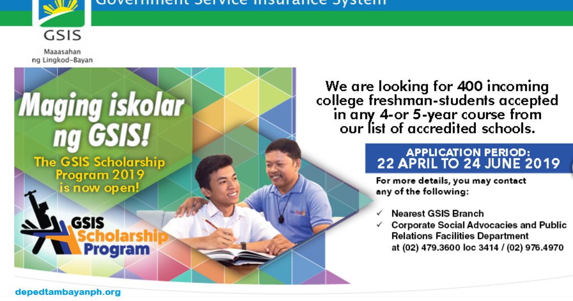 GSIS opens scholarship for incoming college freshmen