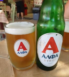 Bier+Randzaken = Alfa Beer/Αλφα ζύθος - Griekenland