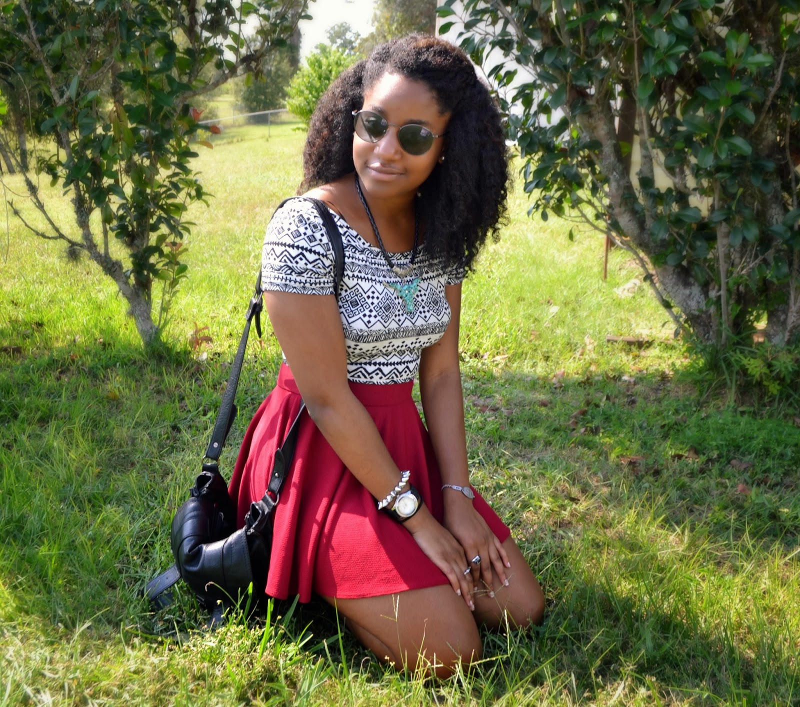 OOTD: Aztec & Red • [O L I V I A N O E L]