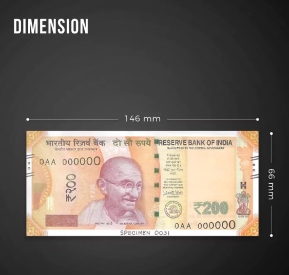 📣Features of the all new Indian 200 rupee note which are enhanced