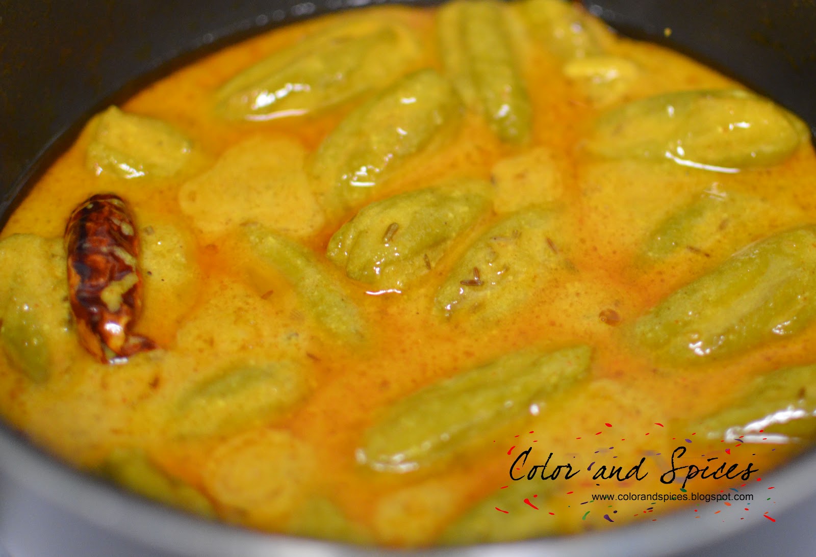 Color and Spices: Mouri-Potol...Potol with fennel seed