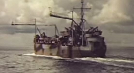 car: the Brodie take off and landing system for Navy LST ships during WW2