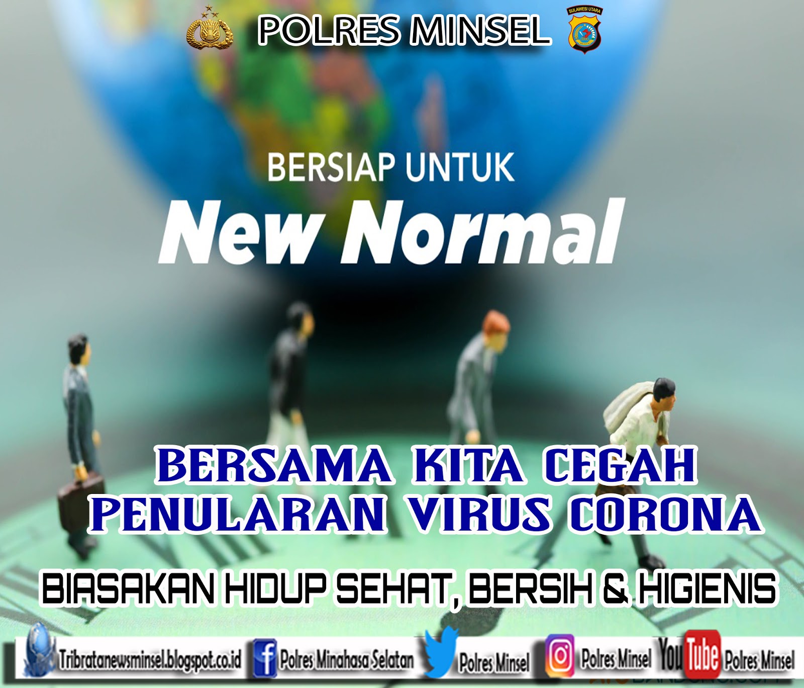 Kapolres Minsel : New Normal, kembali beraktivitas dengan menerapkan ...