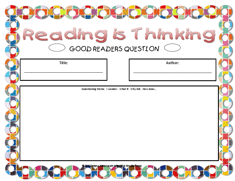 Learn With ME!: Why is Questioning Important?