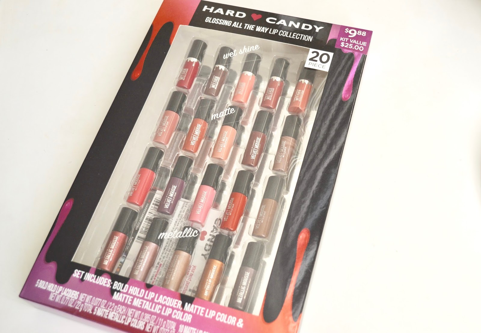 Aquaheart: Hard Candy Glossing All The Way Lip Collection - Swatches