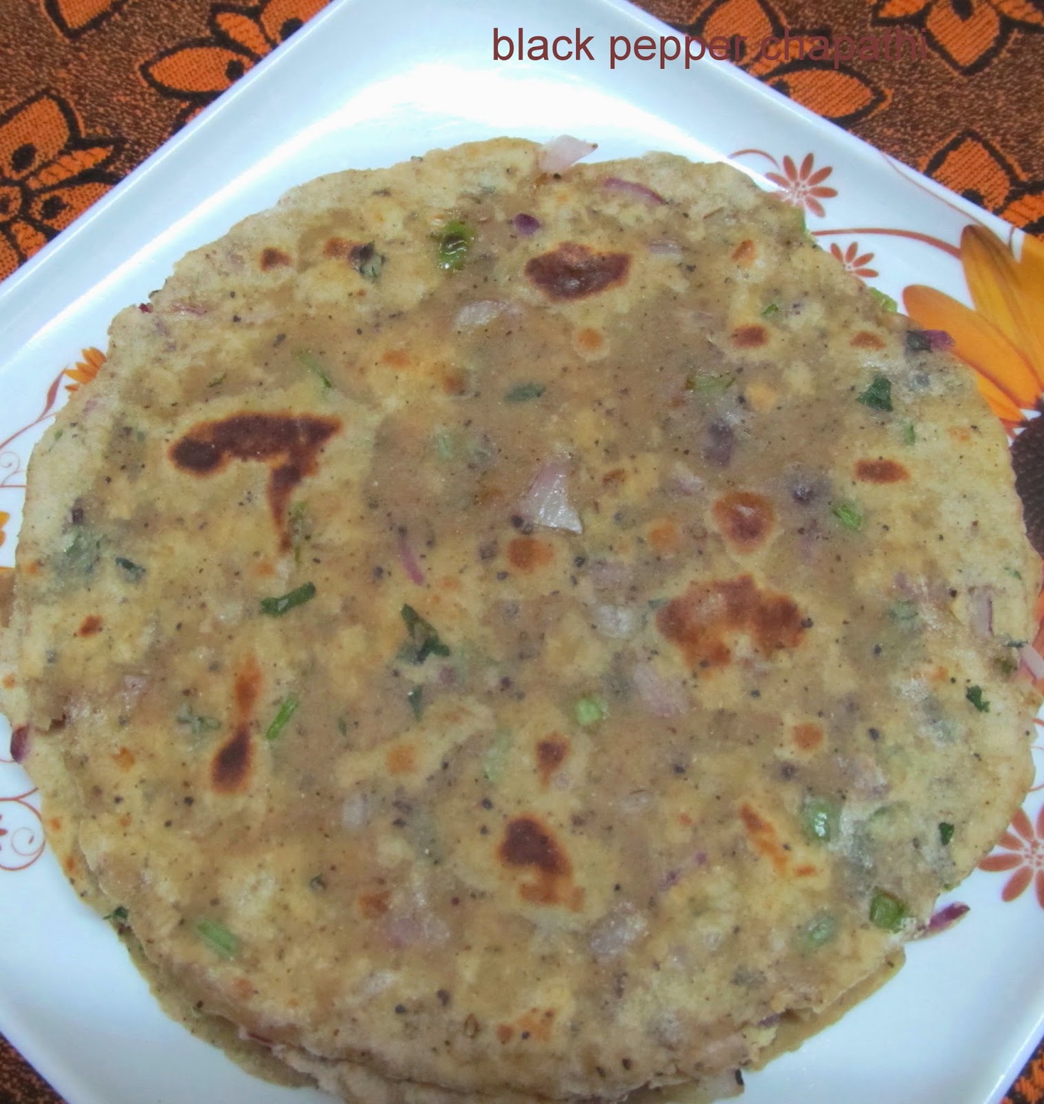 Sivani's Kitchen: Black Pepper Roti / Chapathi