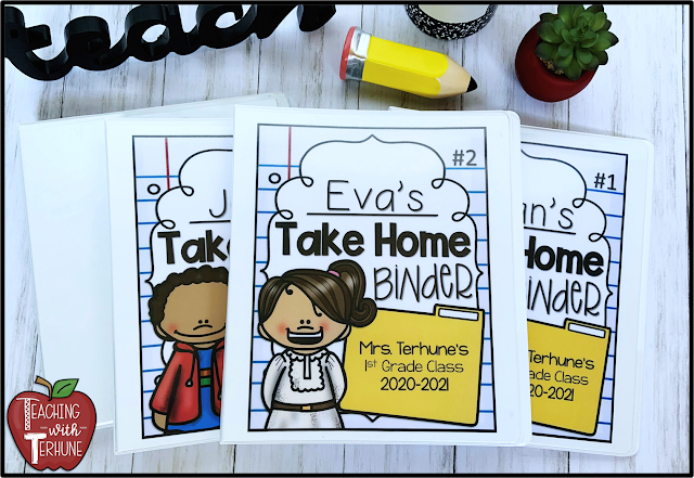 Teaching With Terhune: DAILY TAKE HOME BINDERS