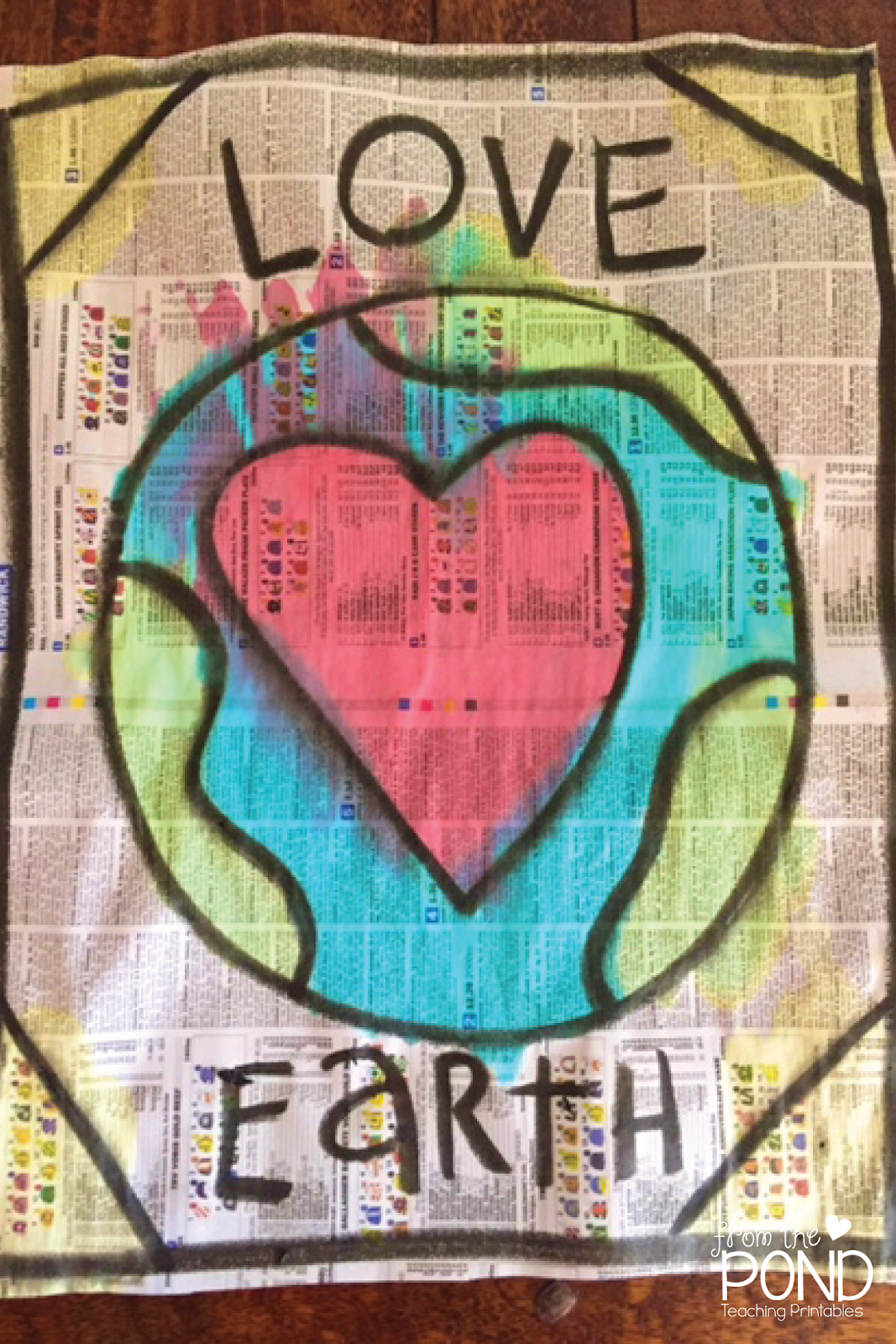 Earth Day Art Project From The Pond earth-day-art-project-from-the-pond