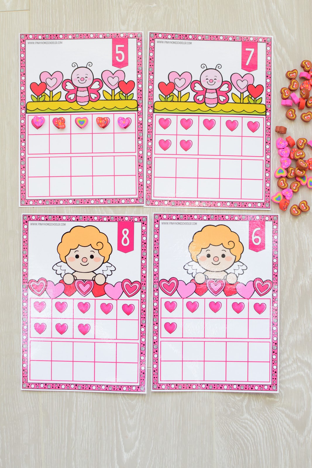 Valentine's Day Preschool Math and Literacy Mini Unit | The Pinay ...