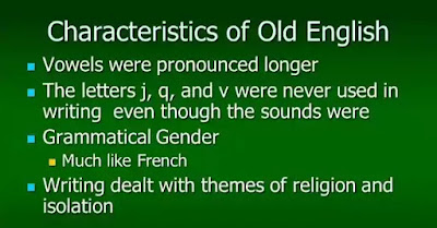 Characteristic of Old English Language