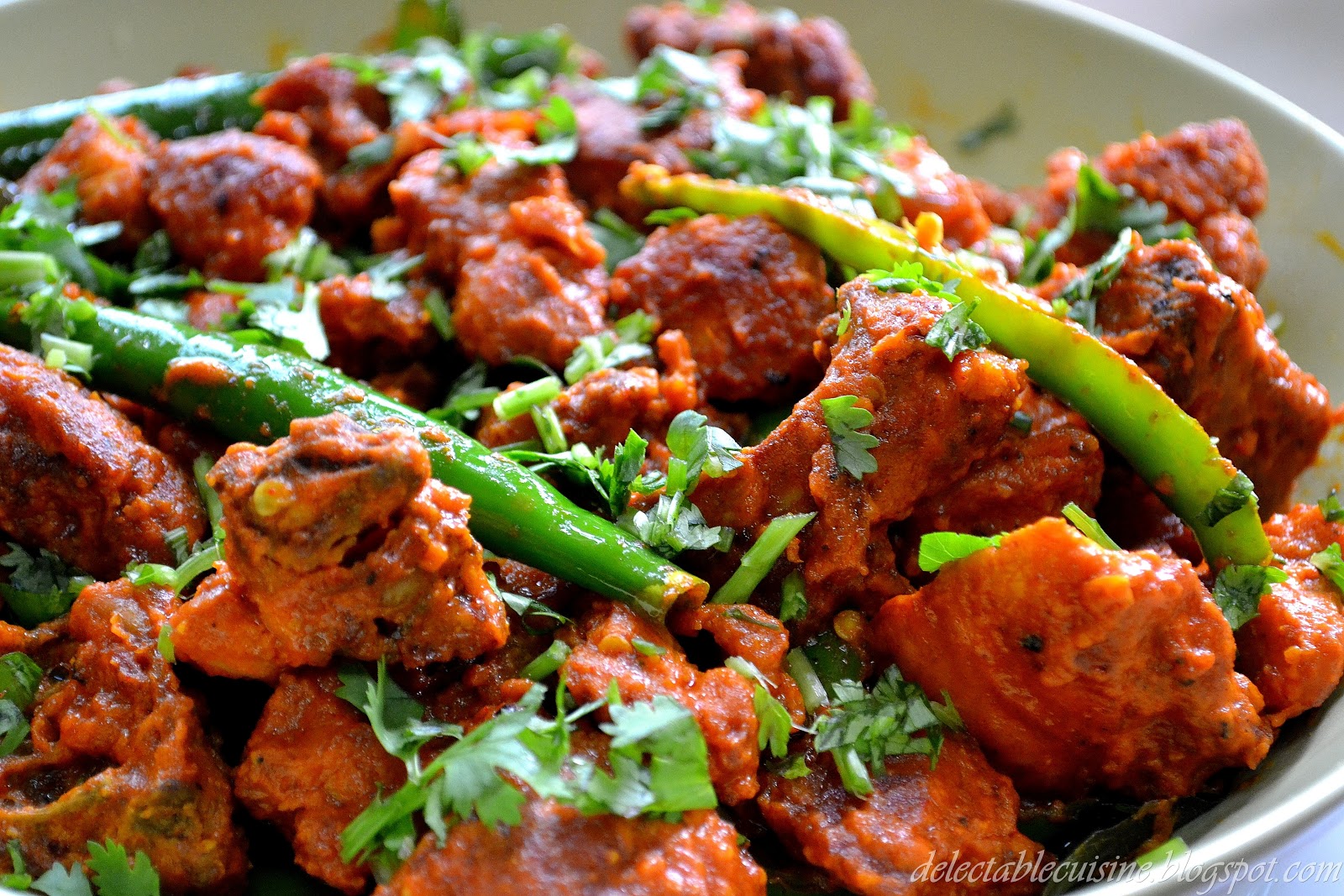 DELECTABLE CUISINE: Spicy Chicken 65