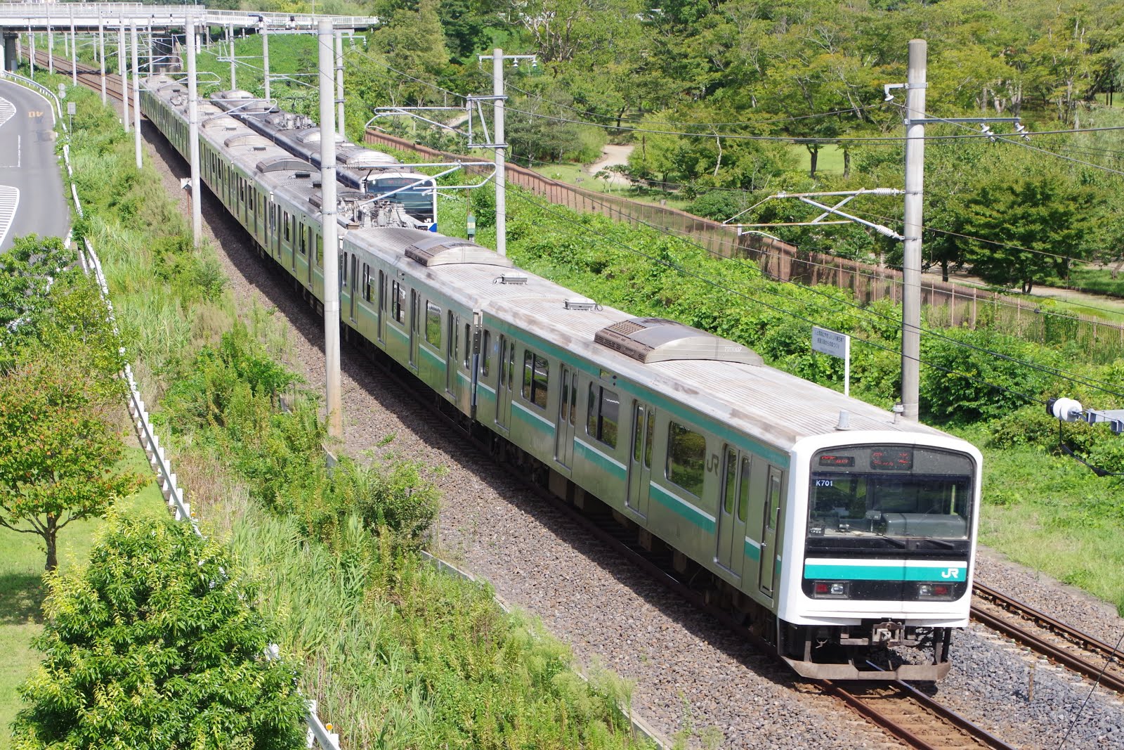 お気楽 鉄道の部屋: 9/8 E501系K701 KY入場 車体保全