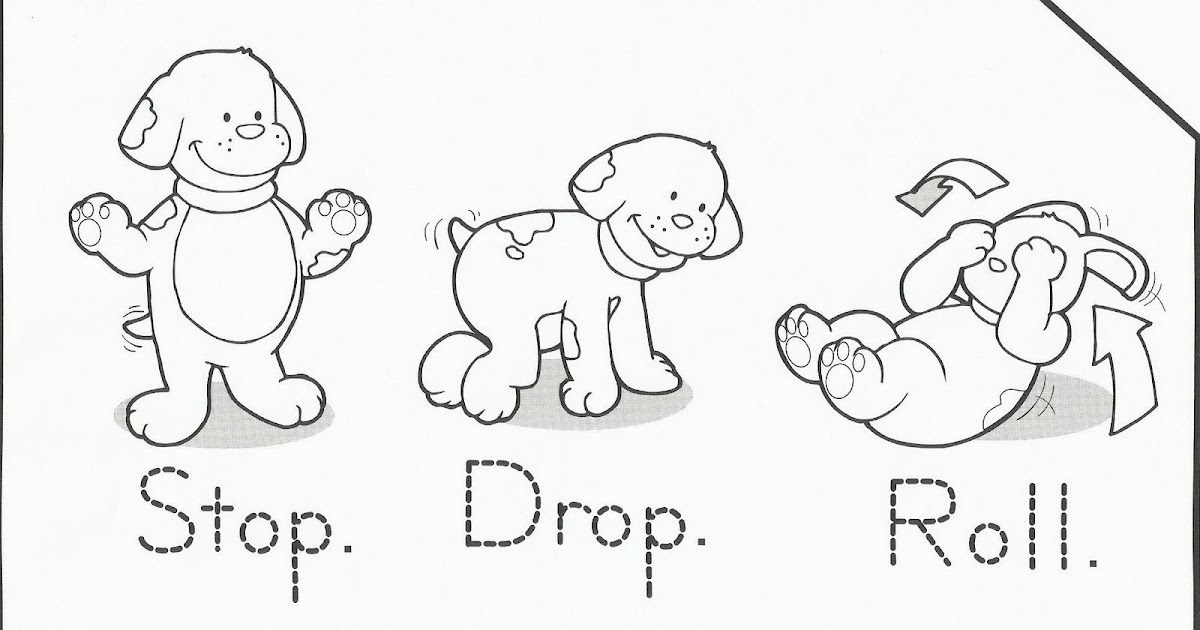 Stop Drop Roll Printables