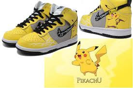 Dunk Pokemon Pikachu Hightops: Outlet sale Customize Pokemon Pikachu ...