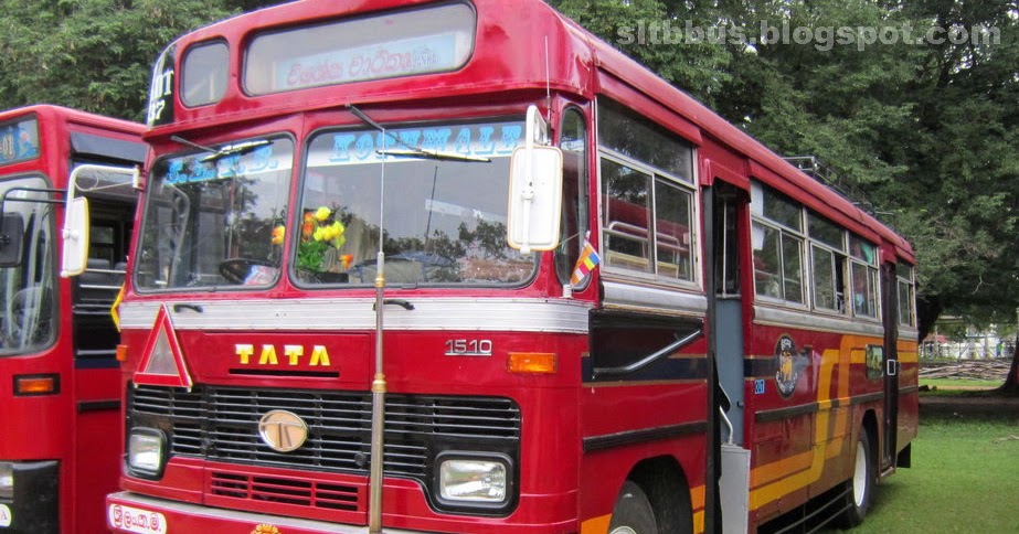 SLTB buses - ශ්‍රී ලංගම බස්: Ruby bodied TATA LP 1510/52 bus from SLTB ...