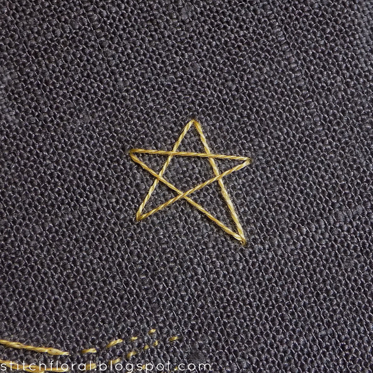 Easy embroidery: how to stitch stars - Stitch Floral
