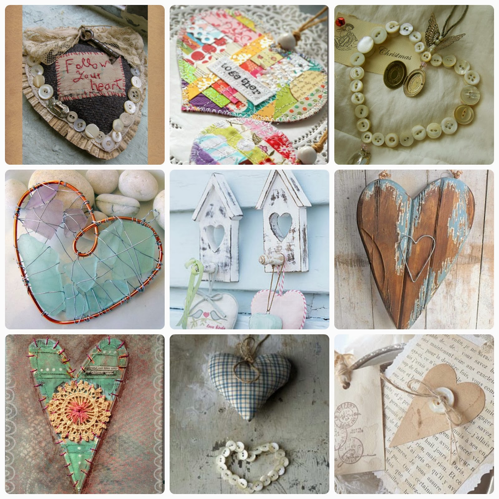 Tinker Tinker Craft: Hearts: Handmade gift ideas.