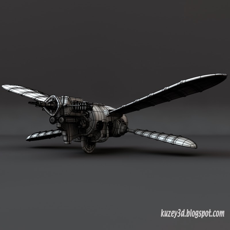 Butteridge's Flying Machine: Wip5