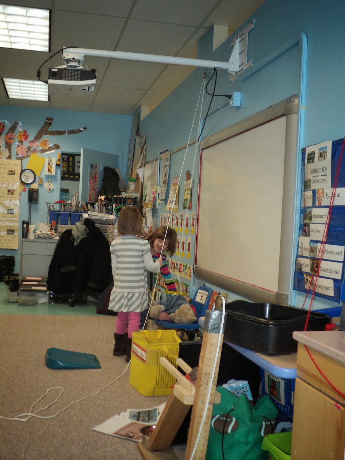 Cub Cadets Classroom News: Science Experimentation with ramps and pulleys