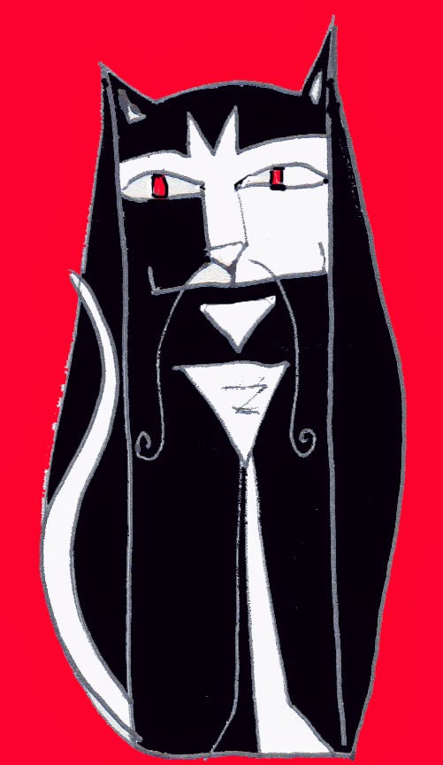 CARYN STRAUSS-SMITH ART AND DESIGN: Time for a Post. This is "Kitty Du ...