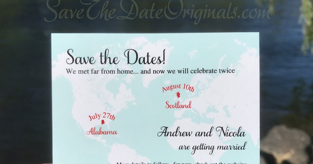 Save the Date Originals: Save the Dates - Plural!