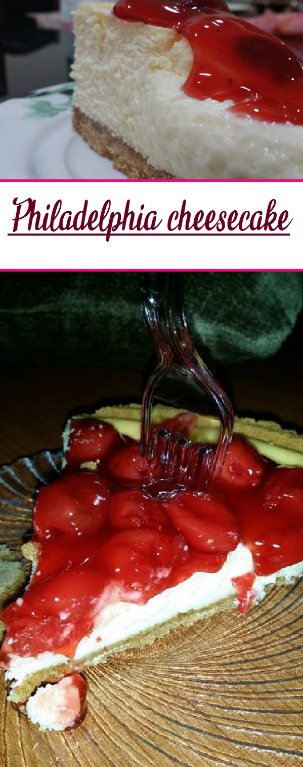 Philadelphia cheesecake - Sweets And Lovely