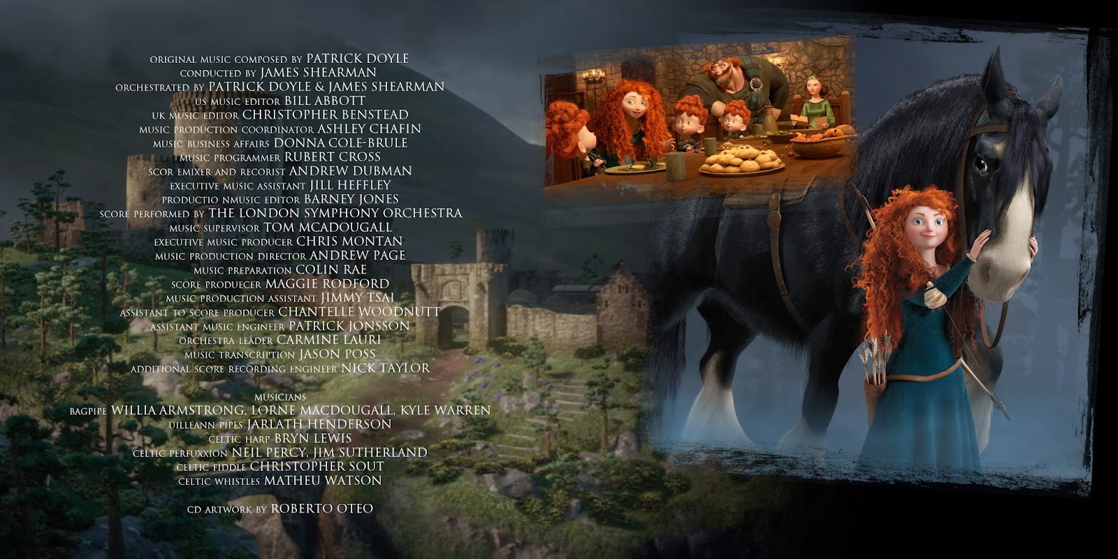 Soundtrack List Covers: Brave Complete (Patrick Doyle)