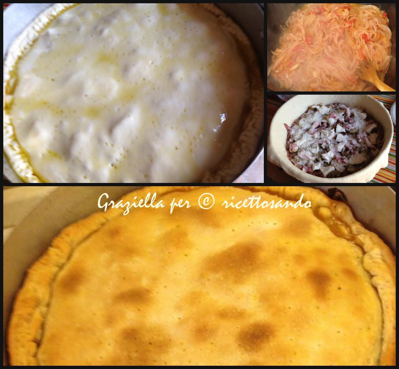 Ricettosando - ricette di cucina : Calzone di cipolla alla barese Ricettosando - ricette di cucina : Calzone di cipolla alla barese