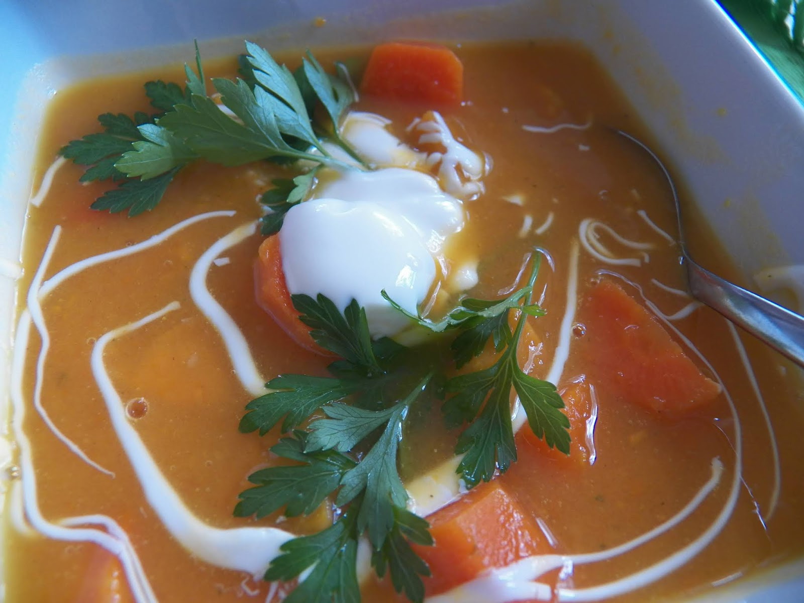 Carrot and Sweet Potato Chowder for #SoupSaturdaySwappers - Sid's Sea ...