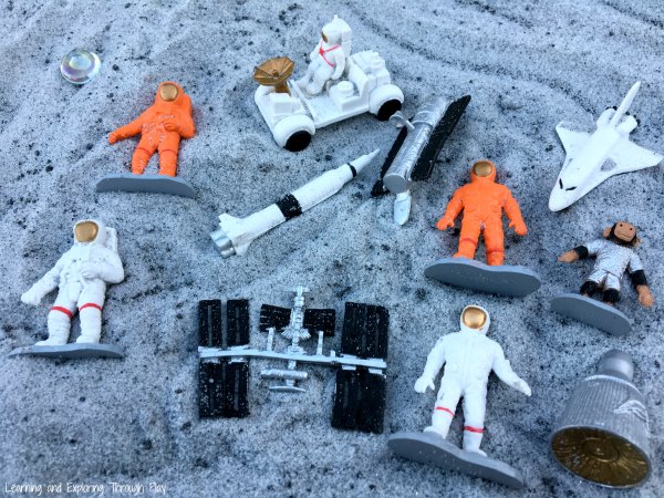 Learning and Exploring Through Play: Space Themed Sensory Tray