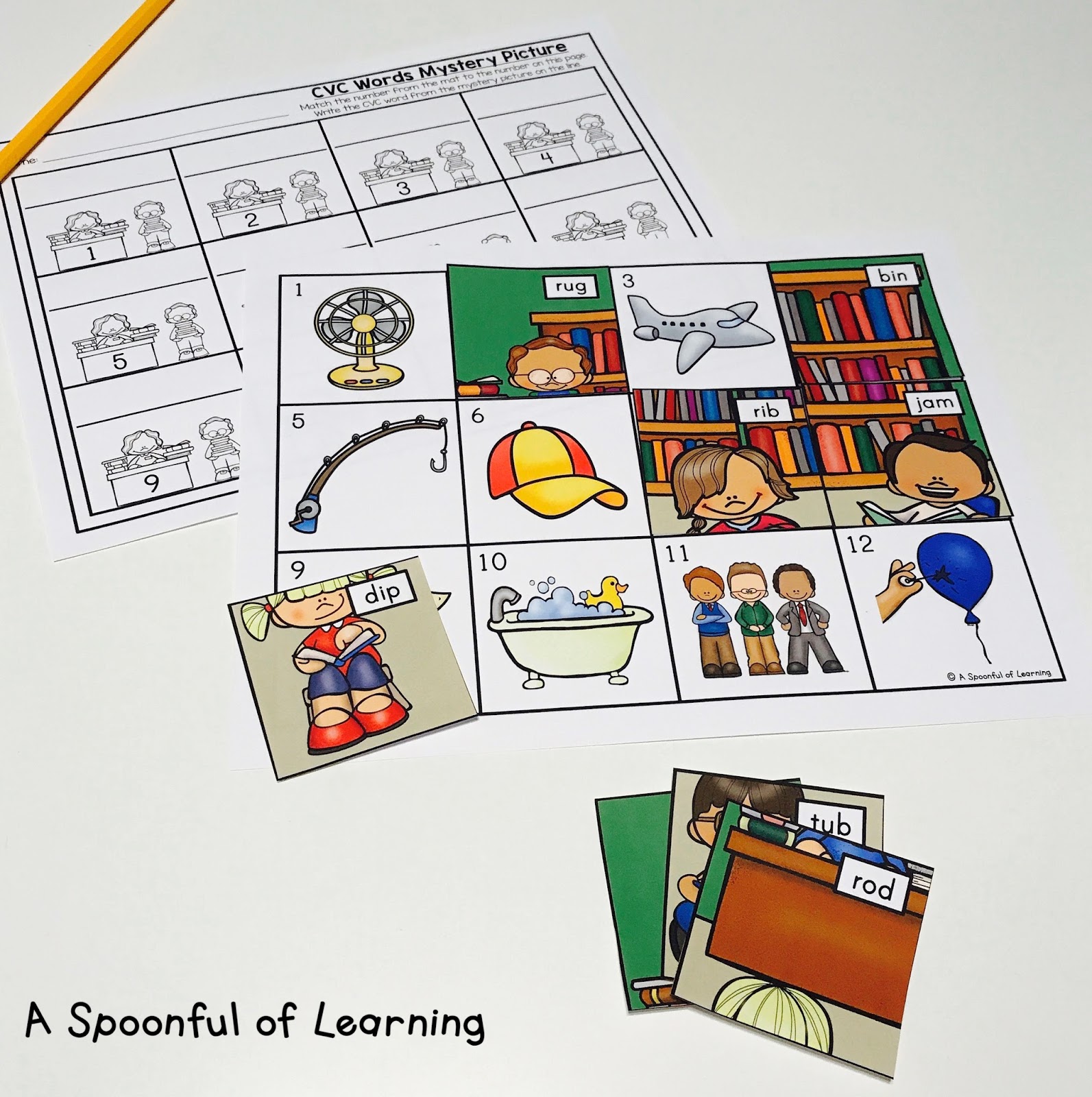 Back to School Centers - First Grade - A Spoonful of Learning