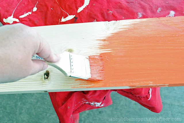 How to Achieve a Chippy Layered-Paint Finish on Wood Pieces | i should ...