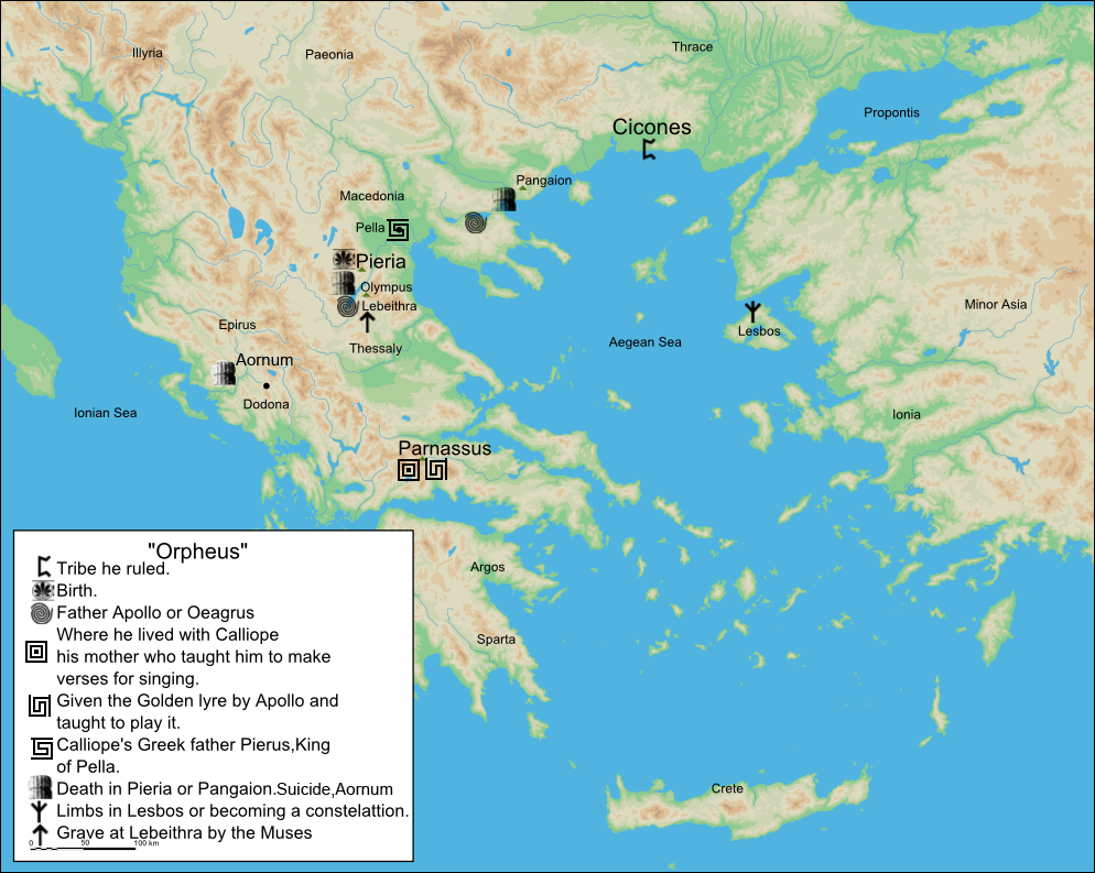 Orpheus and Eurydice.